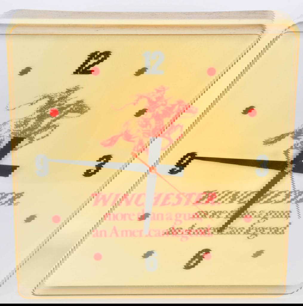 Vintage Dualite Fluorescent Illuminated Clock Auction