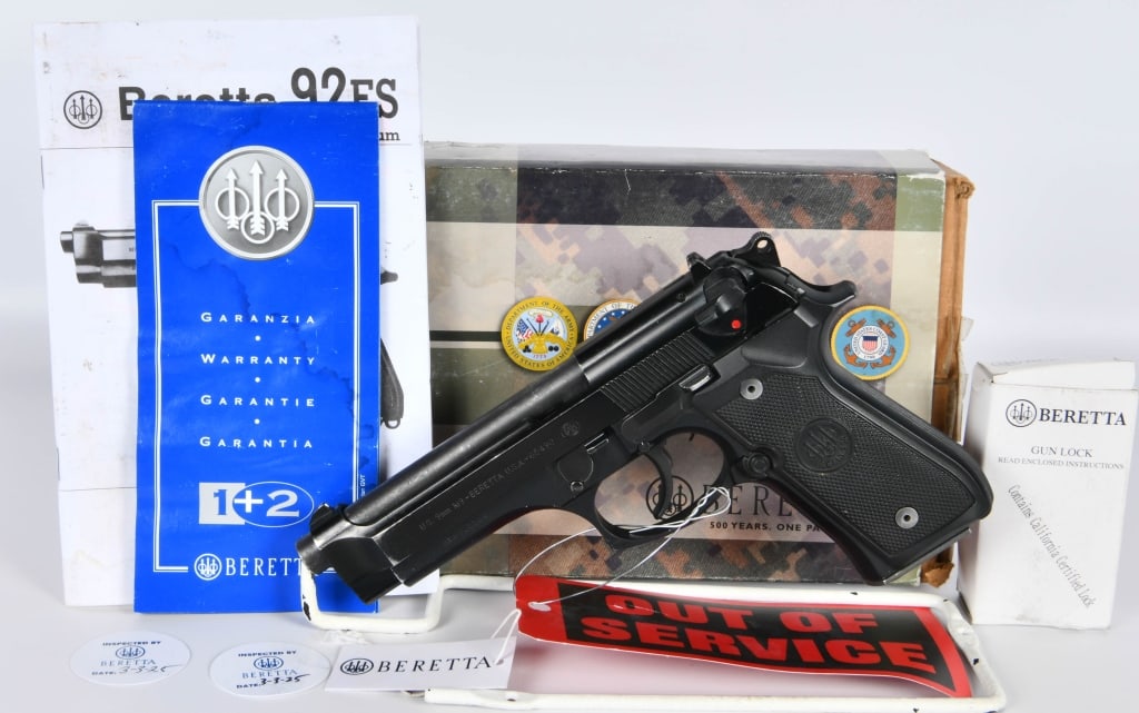 U.s. Airforce Cadet Beretta M9 Parts Pistol Auction