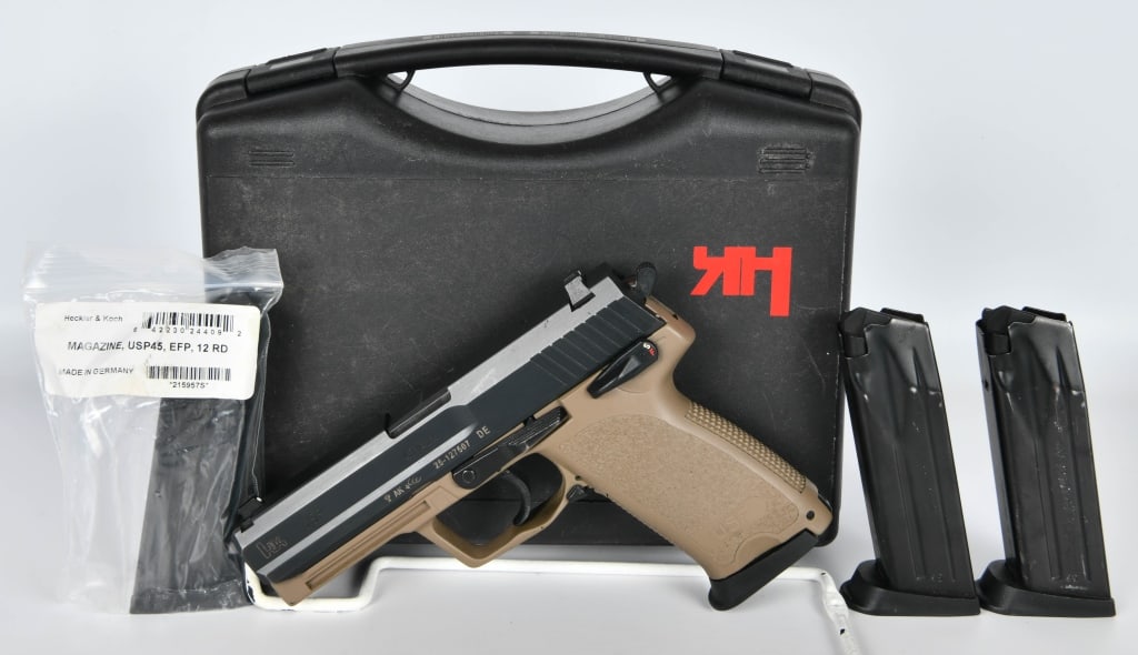 Heckler & Koch Hk Usp .45 Acp Semi Auto Pistol - Jun 28, 2025 | Brand ...