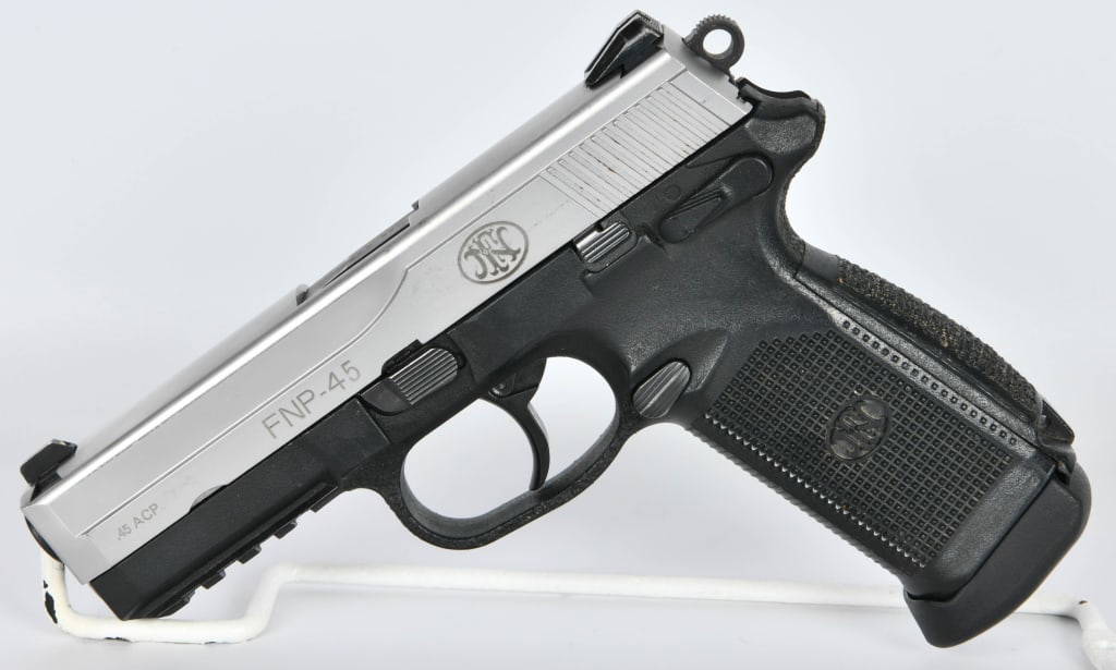Fn Herstal Fnp-45 Semi Auto Pistol .45 Acp Auction