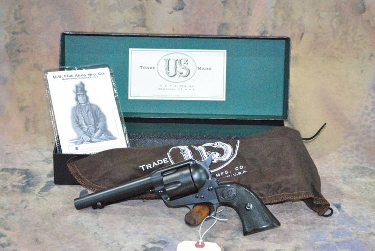 Usfa "rodeo" Revolver .45 Colt W/box Pristine Cond