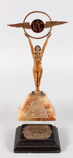 An Rac Rally Eastbourne 1933 Trophy, Stamped Birmingham