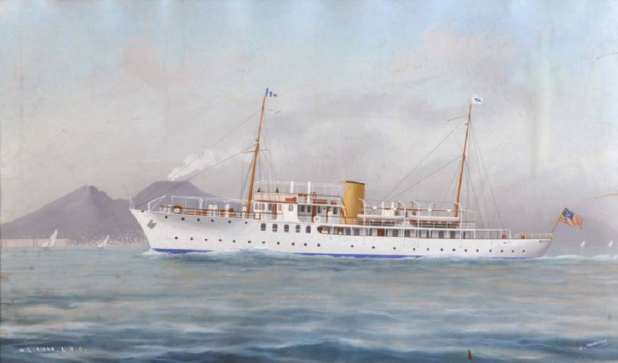 Luca Papaluca (1890 1934) Italian. "m.l.kihna. L.y.c.",