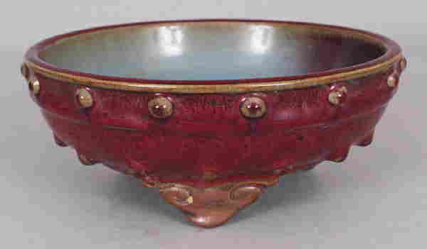 A CHINESE JUN WARE PURPLE SPLASH CERAMIC TRIPOD BOWL, - Mar 21, 2018 ...