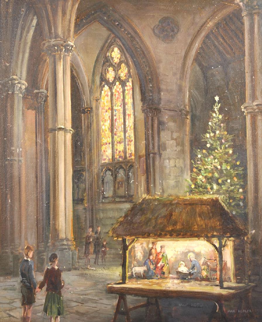 Max Hofler (1892-1963) British. 'The Cathedral