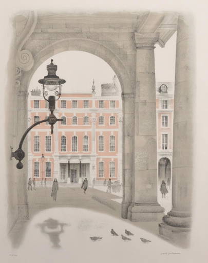 David Gentleman (1930 ) British. A London Street