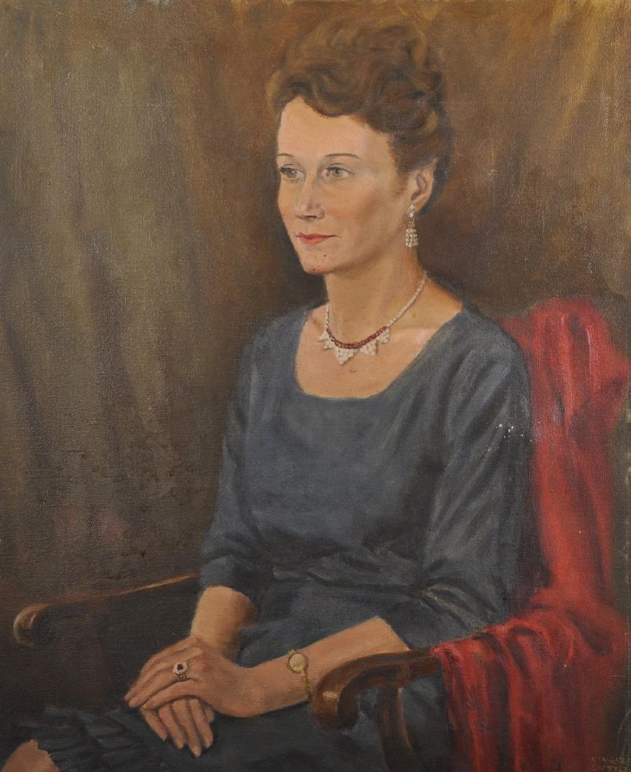 Kingsley Sutton 1907-1976) British. Portrait of a