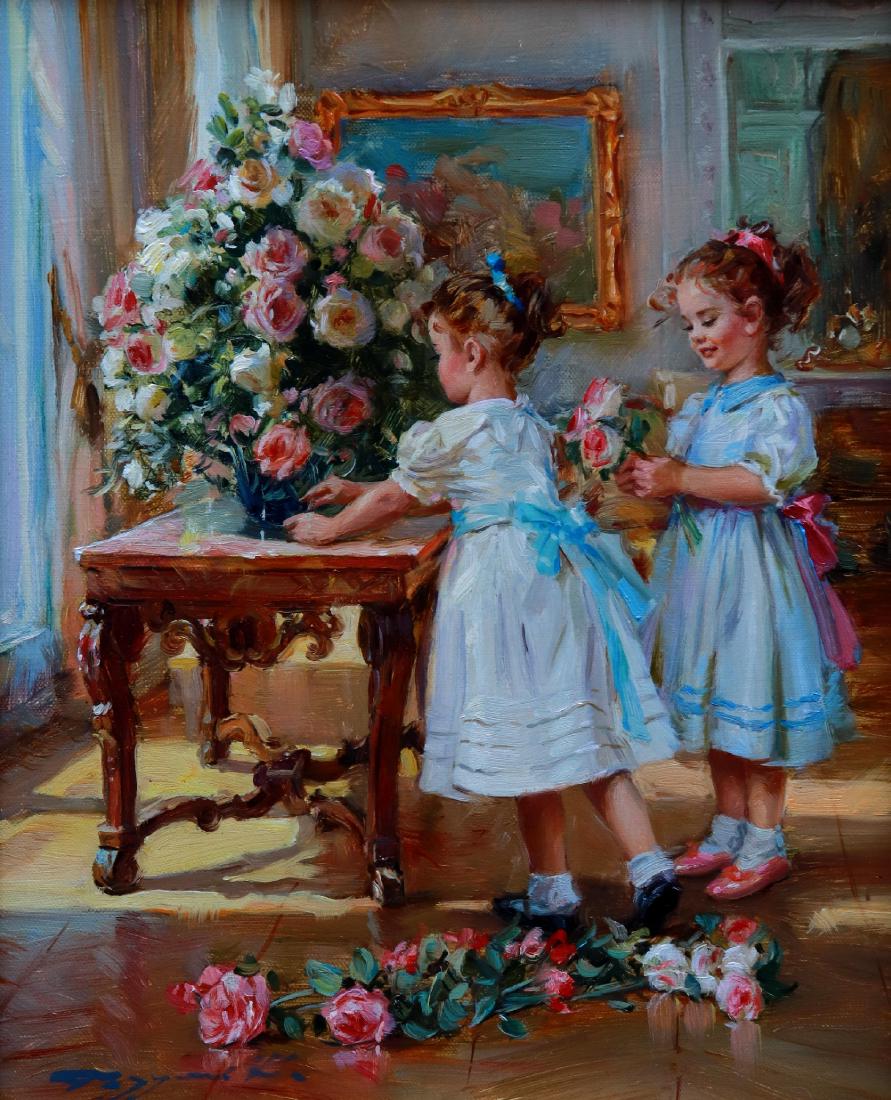 Konstantin Razumov (1974- ) Russian. "Bouquet for