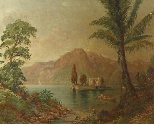Brent (20th Century), A Scene Of A Castle On An Island