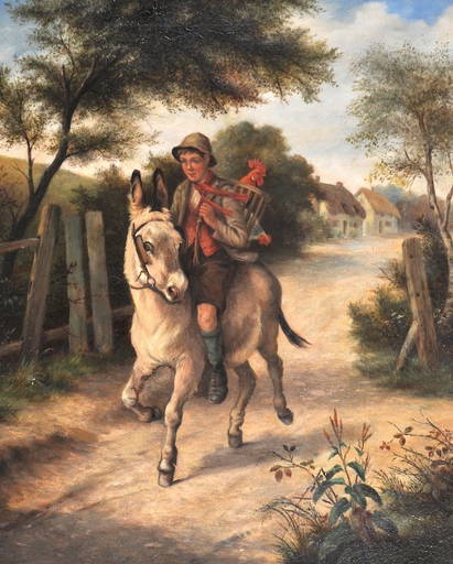 Reuben Hunt 91879 1962) British. A Young Boy Rid