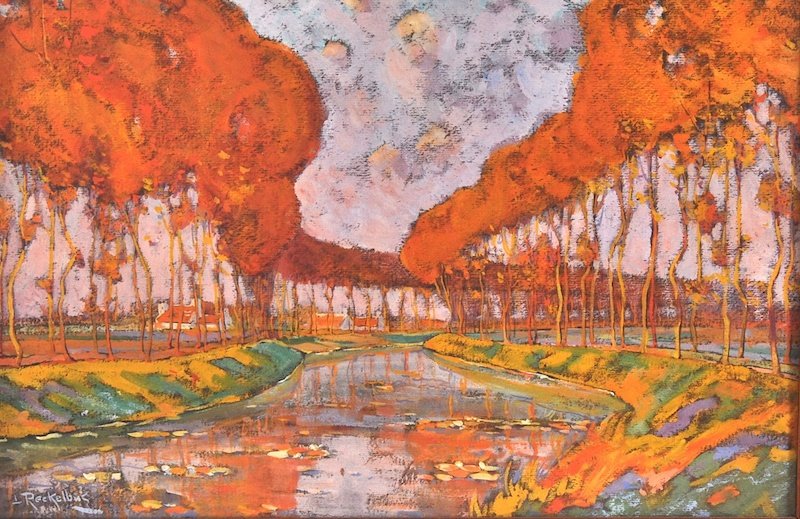 Louis Joseph Reckelbus (1864-1958) Belgian. A Tree line - May 23, 2013 ...