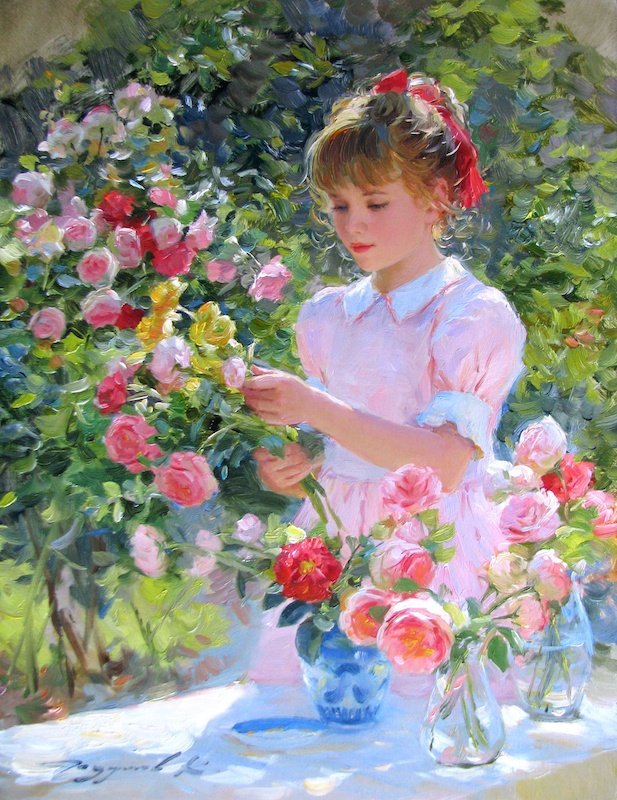 Konstantin Razumov (1974- ) Russian. ‘Roses for