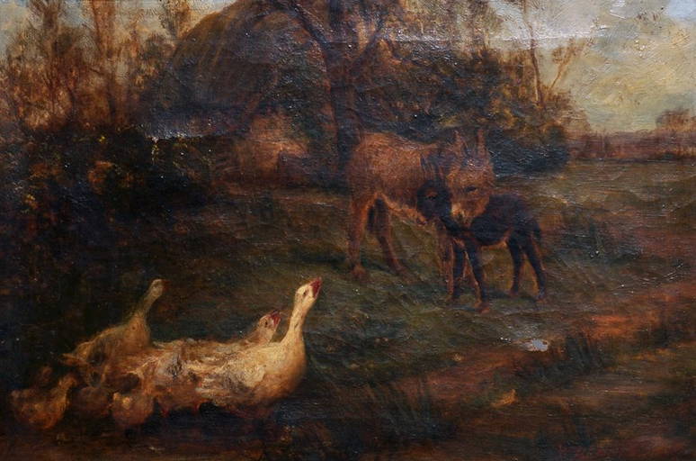 William Henderson (1844 1904) British. 'protecting