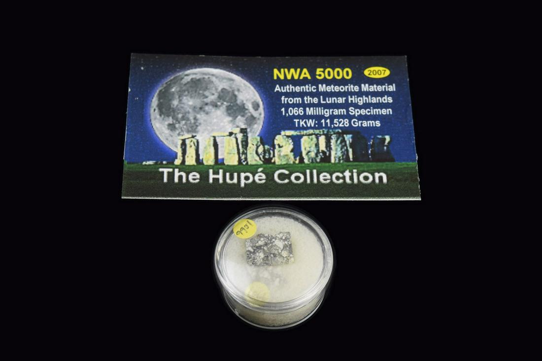 A Nwa 5000 Lunar Meteorite With Certificate