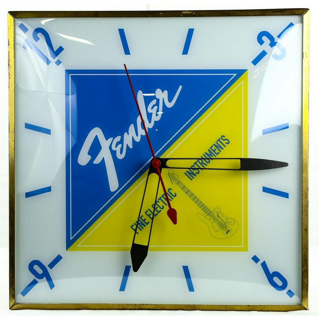 Pam Co. Fender Electric Guitar Light Up Clock - May 17, 2020 | Donley ...