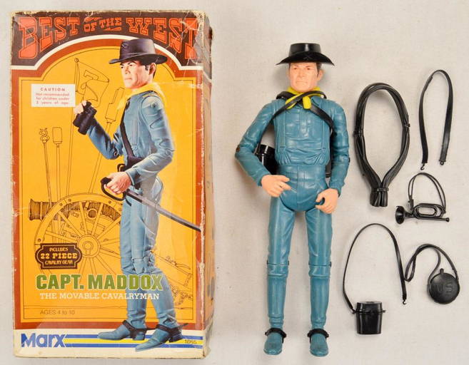 1960's Marx Capt. Maddox Cavalryman Action Figure