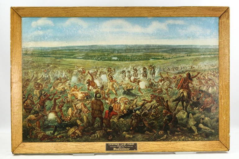 Custer's Last Stand Budweiser Print