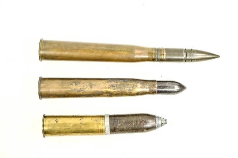 Lot Of 3 Demilled Artillery Ordnance