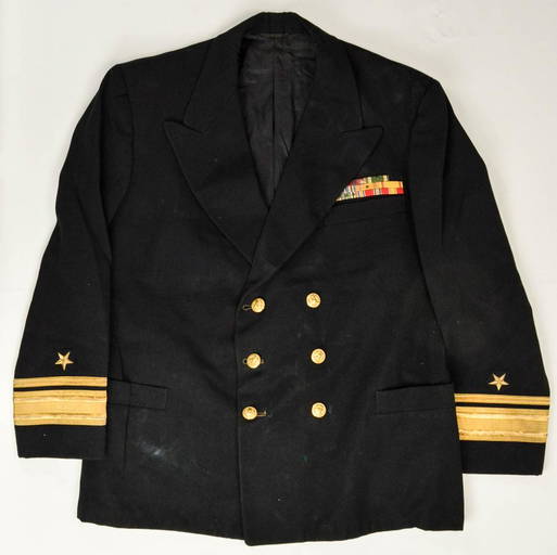 Usn Admirals Dress Jacket W/ Ribbon Bars