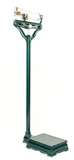 Vintage Medical Doctor's Stand On Scale Restored