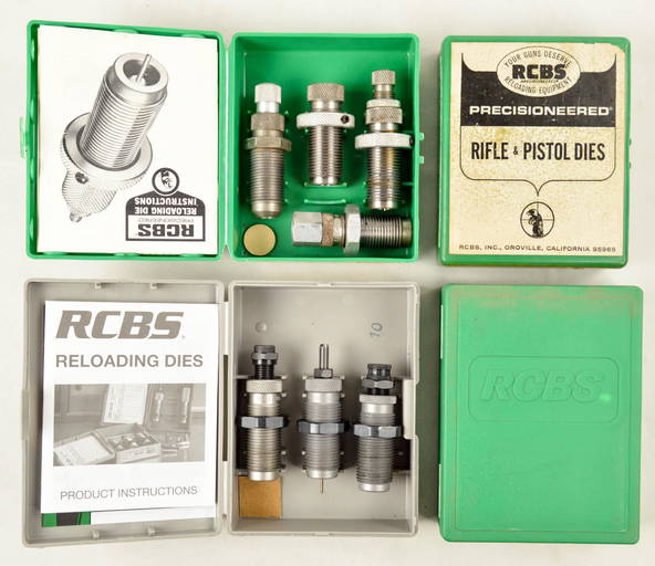10 Rcbs Pistol Die Sets, No Shell Holders