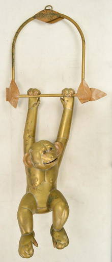 Sergio Bustamante Brass Hanging Monkey