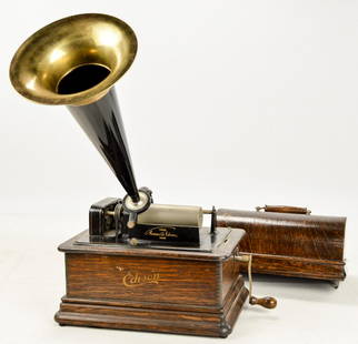 Edison Idelia D2 Cylinder Phonograph| 2/4 Minute