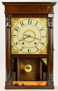 Antique Weight Driven Og Clock