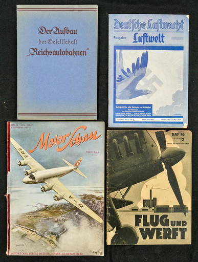 4 Wwii German Magazines