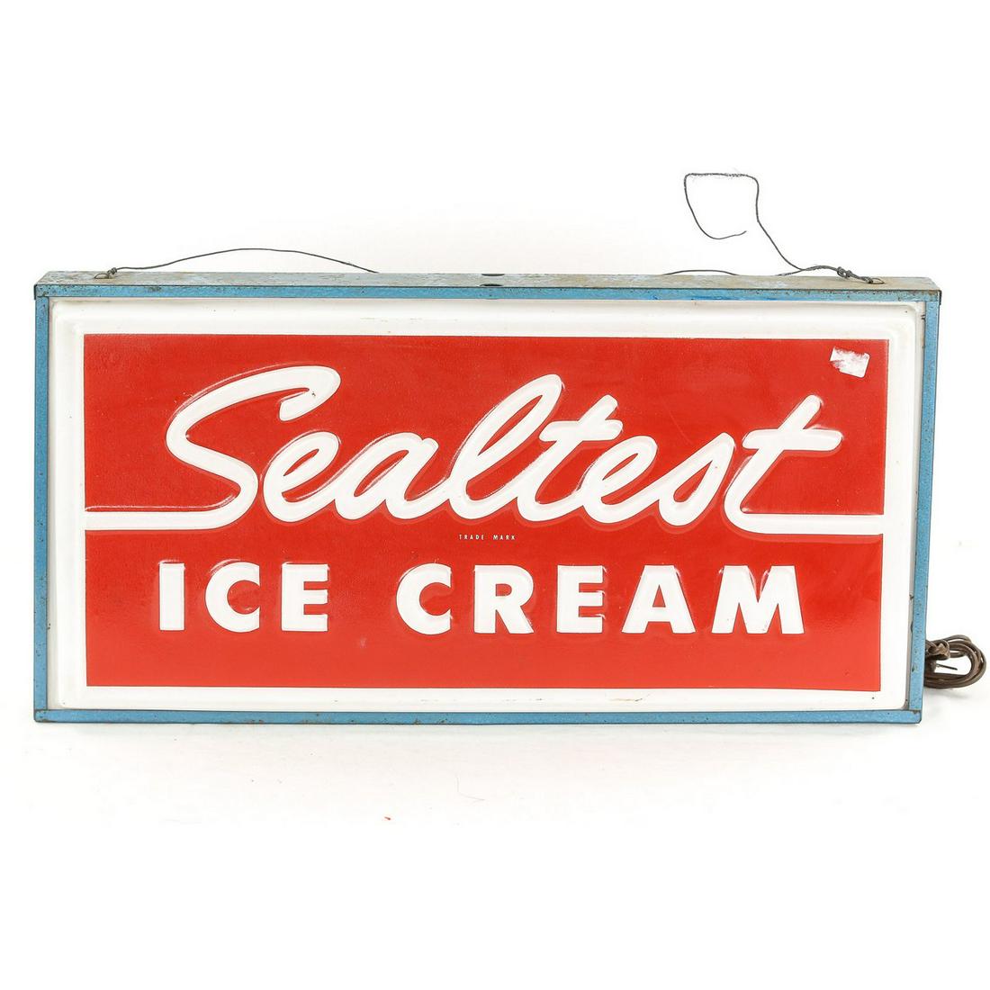 Sealtest Ice Cream Light Up Sign