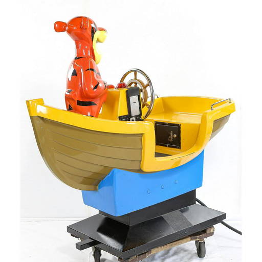 Tigger In Boat Kiddie Ride