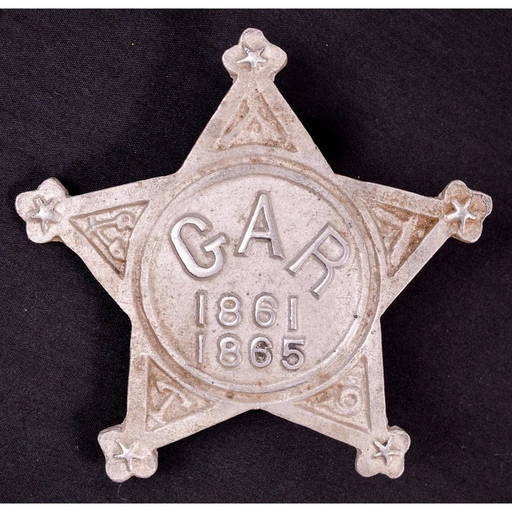 Gar 1861 1865 Civil War Grave Marker Star