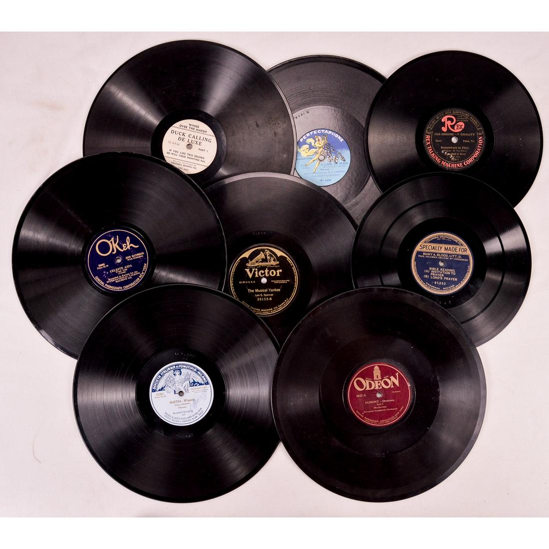 Lot Of 8 10 Inch/12 Inch Disc Records