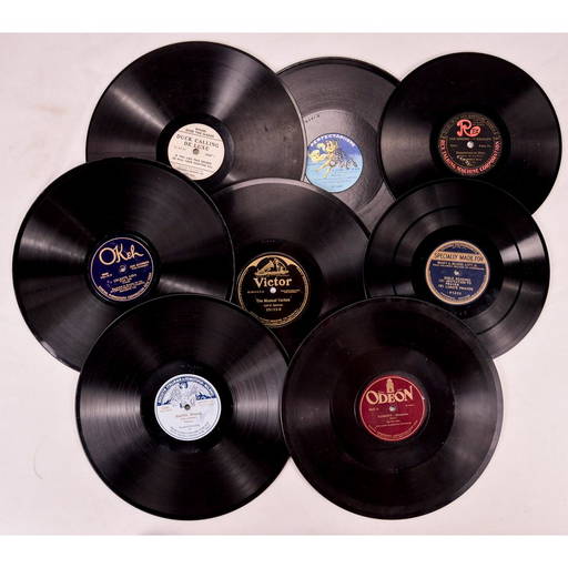 Lot Of 8 10 Inch/12 Inch Disc Records