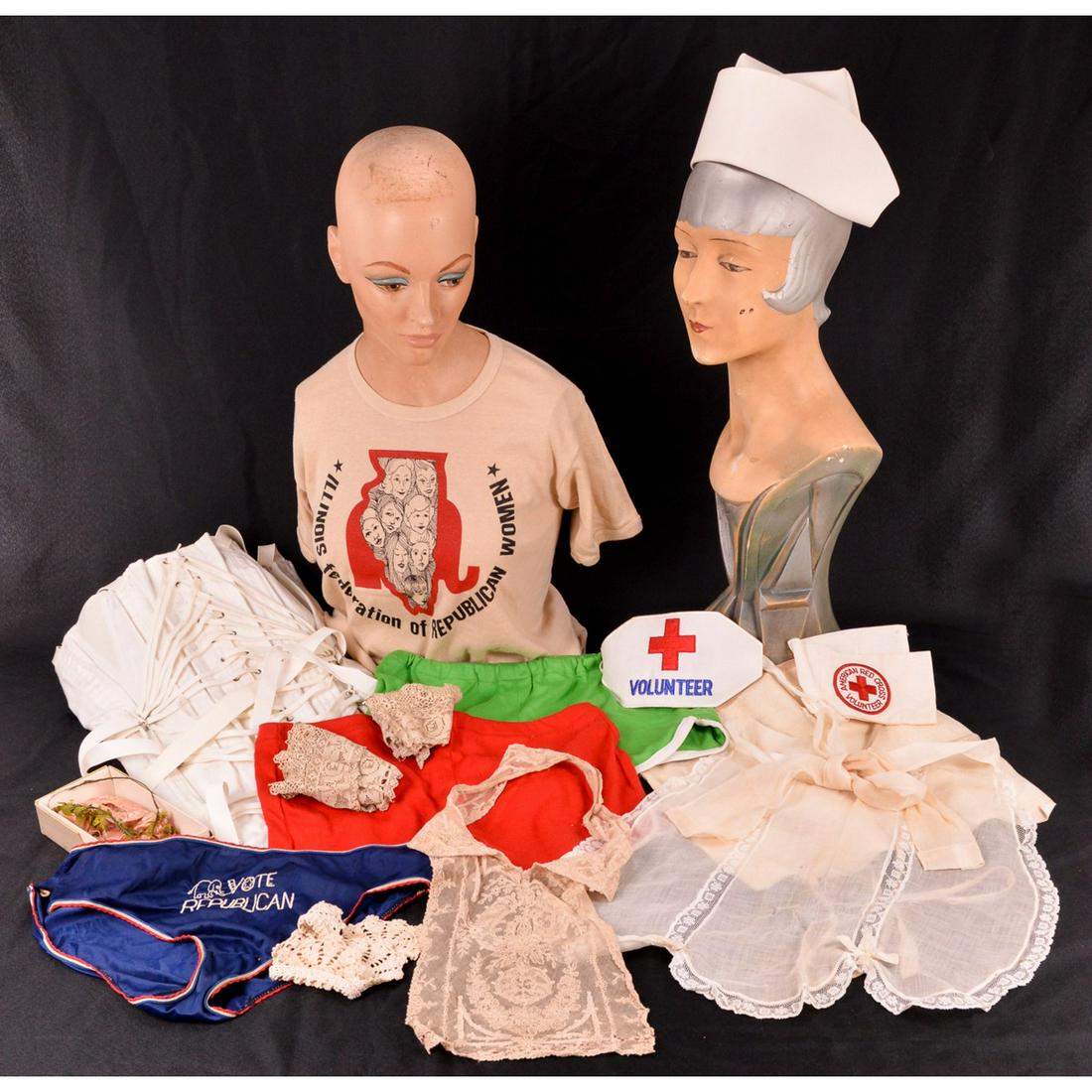 Wwii Red Cross Nurse Hats & Misc.