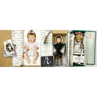 Mary Van Osdell Porcelain Doll Walter With Stand