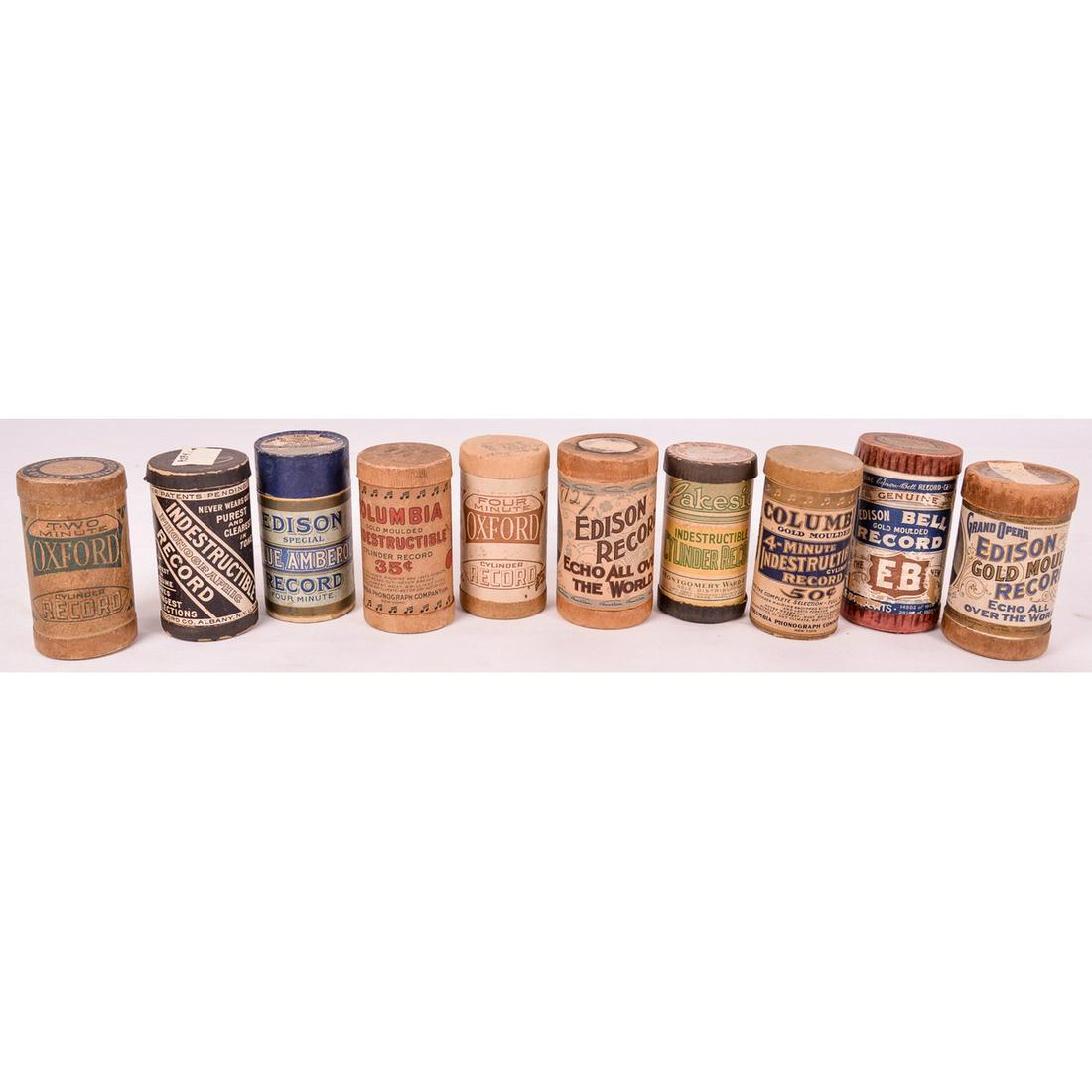 10 Collectible Cylinder Record Boxes (#1446) on Dec 11, 2021 | Donley ...