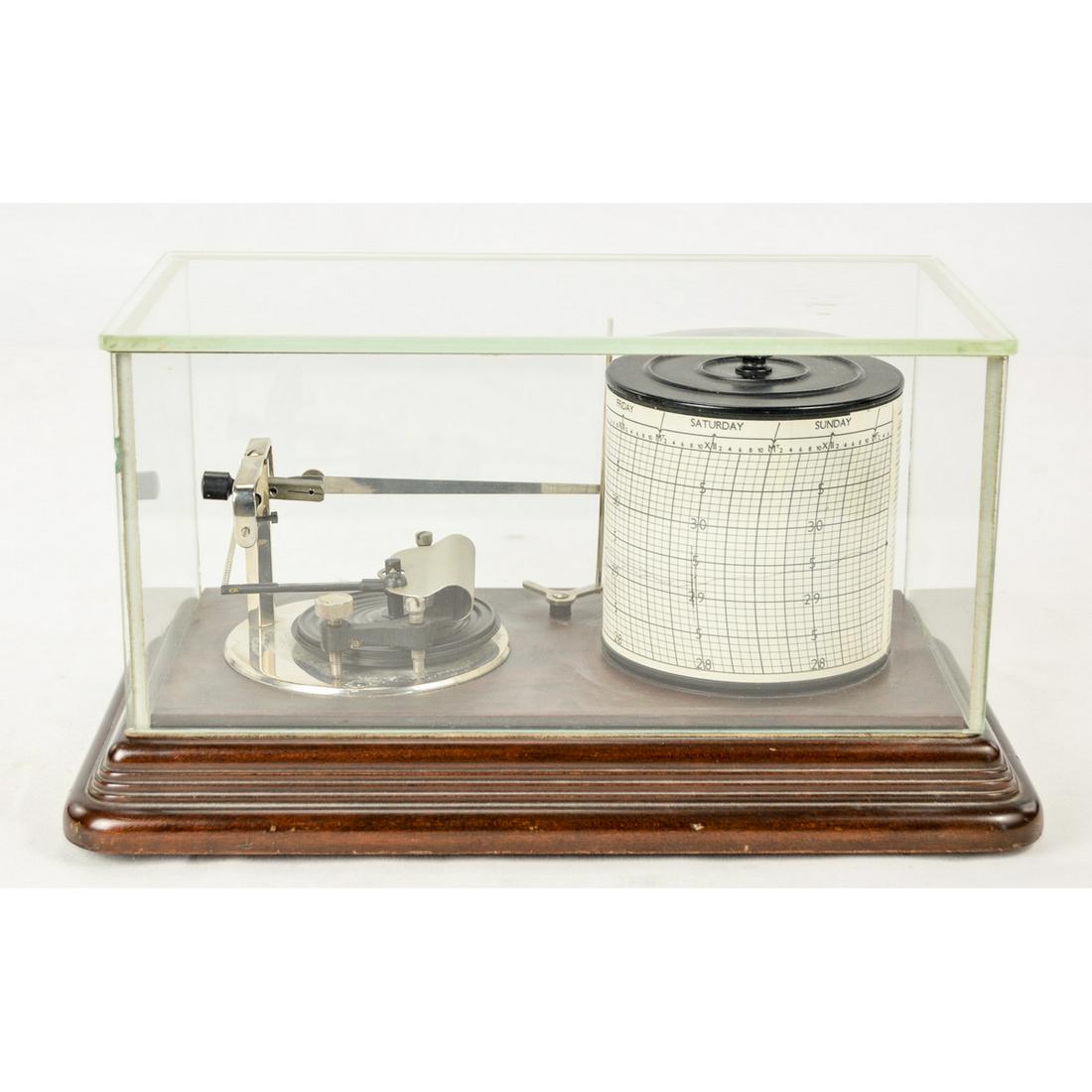Antique Recording Barograph Barometer Scientific