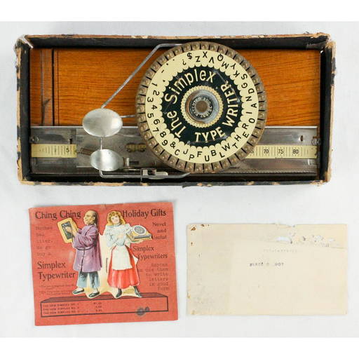 Simplex 1 Typewriter