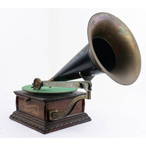 Columbia Type Aj 2nd Style Disc Horn Phonograph