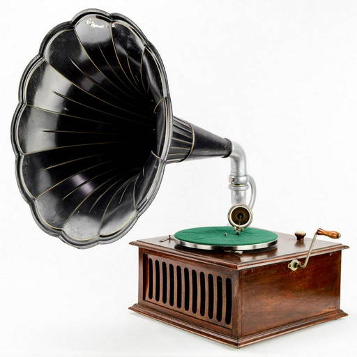 Pathe Disc Horn Phonograph