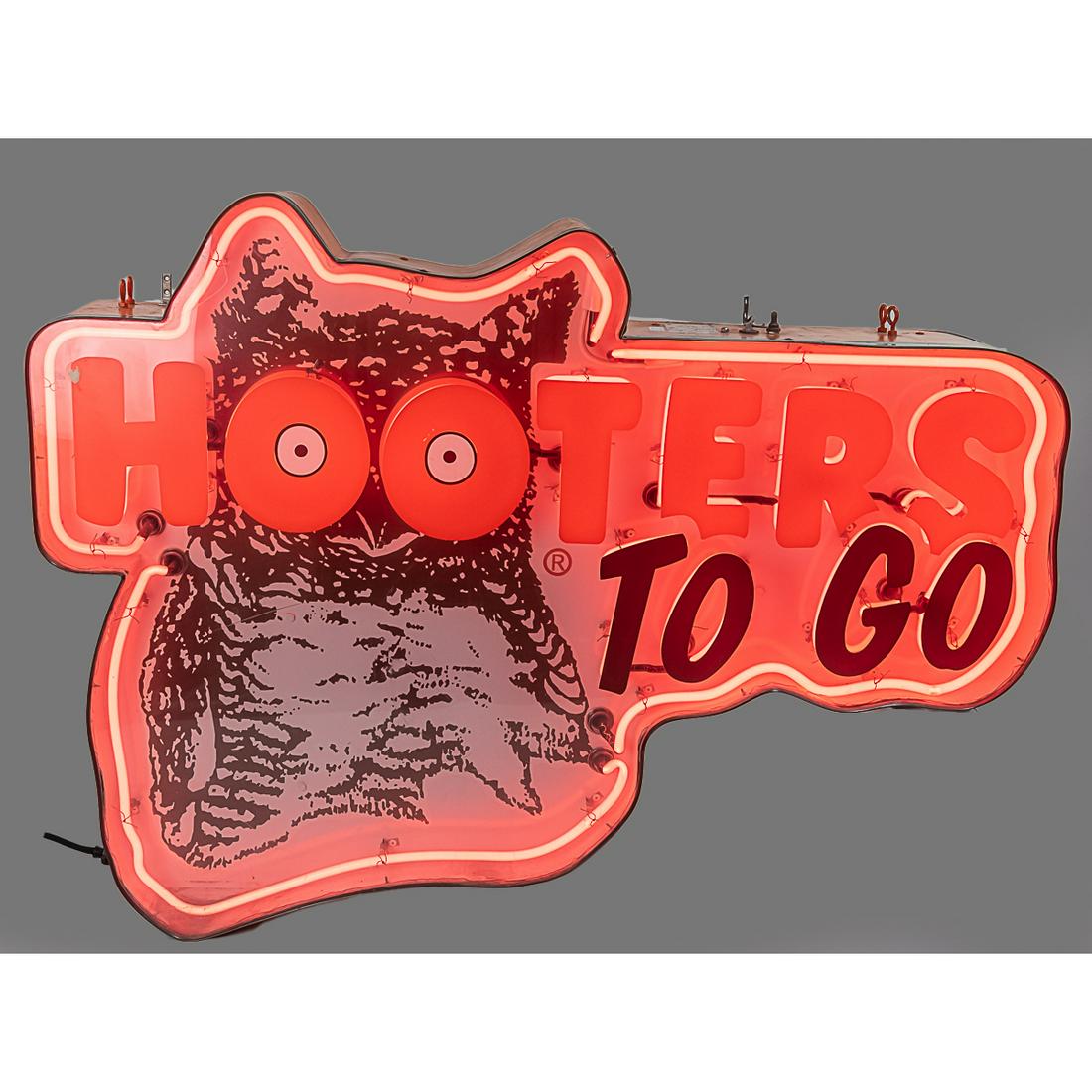 Contemporary "Hooter's" Neon Sign - Apr 07, 2022 | Donley Auctions in IL