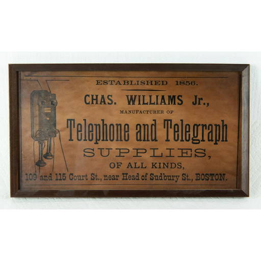 Framed Reproduction Charles Williams Jr. Ad (#1185) on Apr 07, 2022 ...