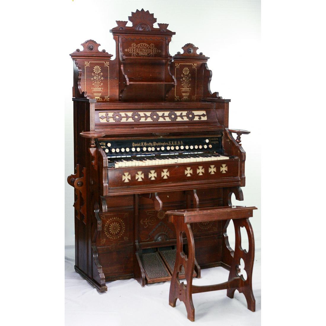 1800s Daniel F. Beatty Beethoven Pump Organ