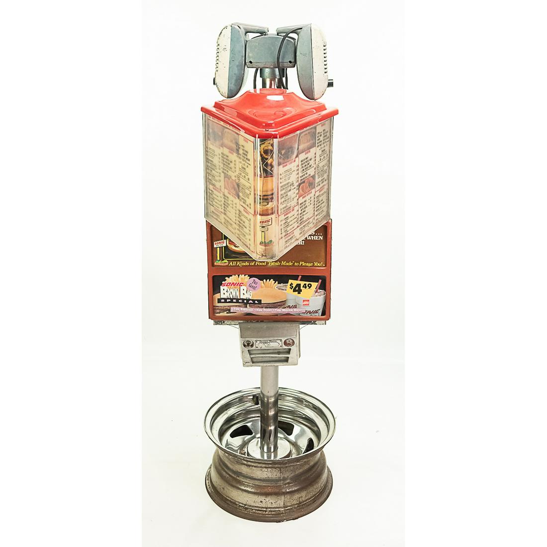 Drive In Food Menu & Speakers
