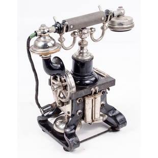 Antique Ericsson Eiffel Tower Skeleton Telephone