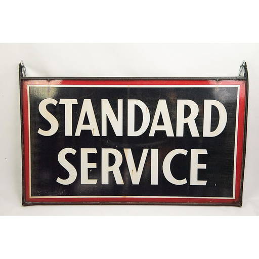 Original "standard Oil Service" Porcelain Sign