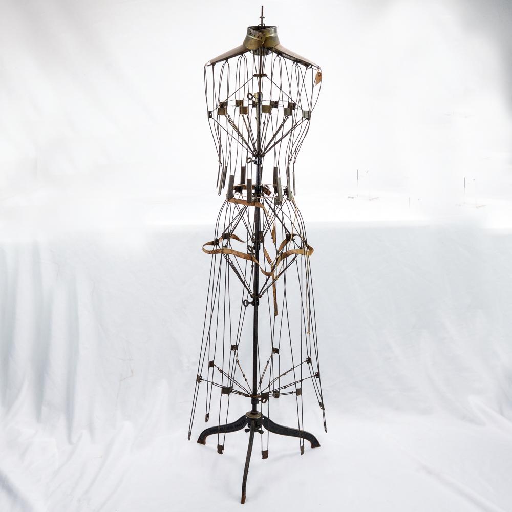 1881 Hall Borchert Wire Dress Form