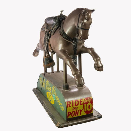 Big Bronco 10cent Coin Op Horse Ride 1950's