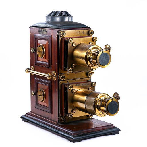 Super B Double Lens Magic Lantern Riley Brothers